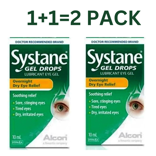 Systane Gel Drops Overnight Dry Eye Relief 10ml X 2- 20ml | eBay