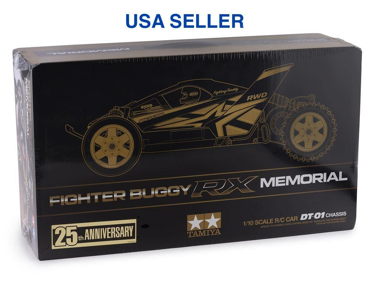 Sealed Tamiya RC Fighter Buggy RX Memorial DT-01 Kit Black Gold 25th ...