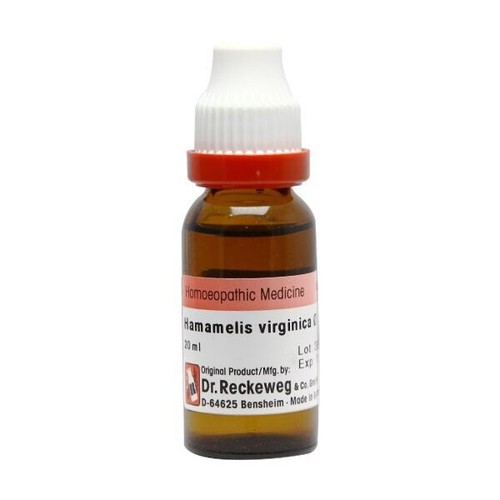 Dr. Reckeweg Hamamelis Virg Mother Tincture Q (20ml) Homeopathic Drop ...