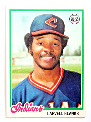 Larvell Blanks 1978 Topps #61 Baseball Card (Cleveland Indians) *E | eBay