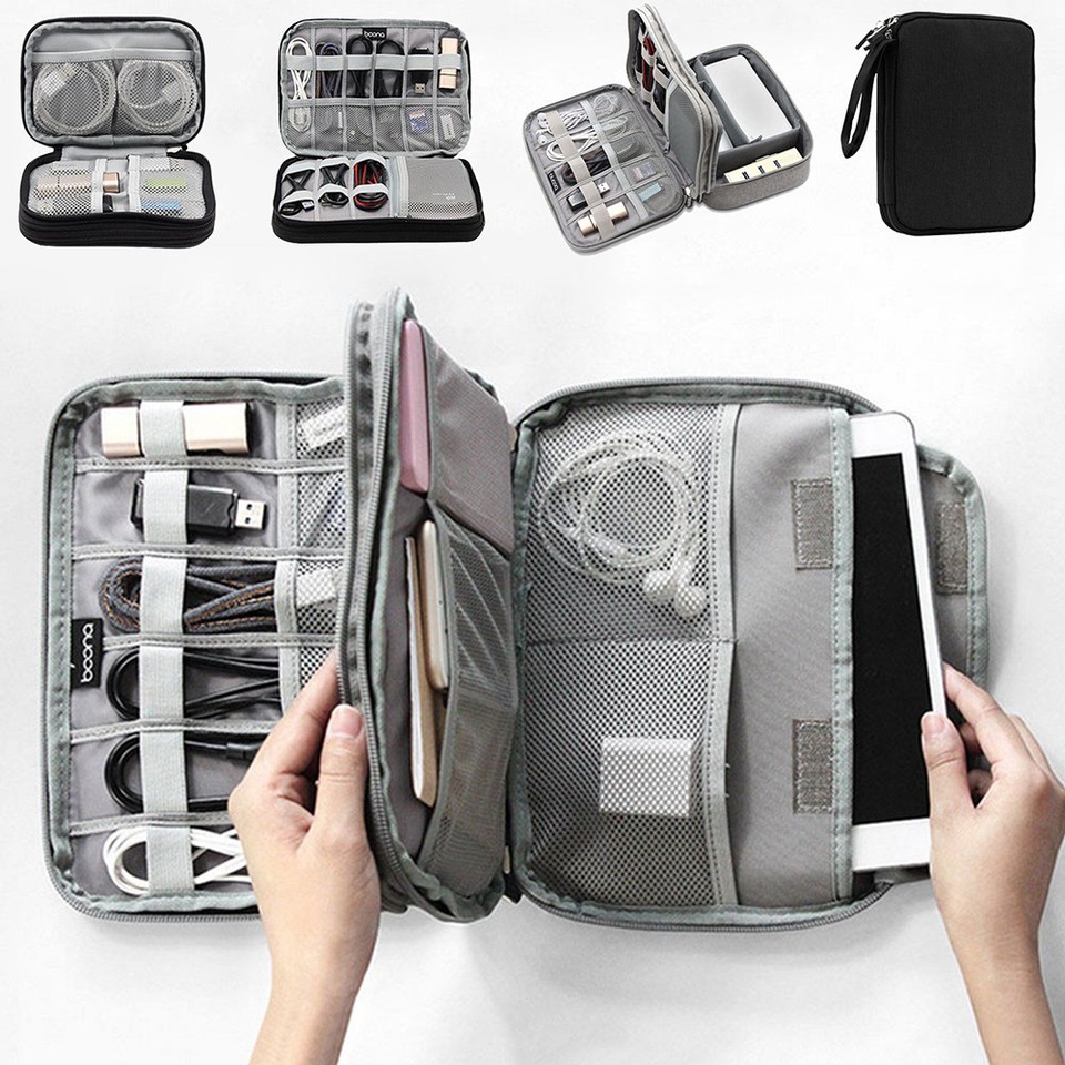 Electronic Accessories Organizer Bag Travel Cable USB Charger Storage ...