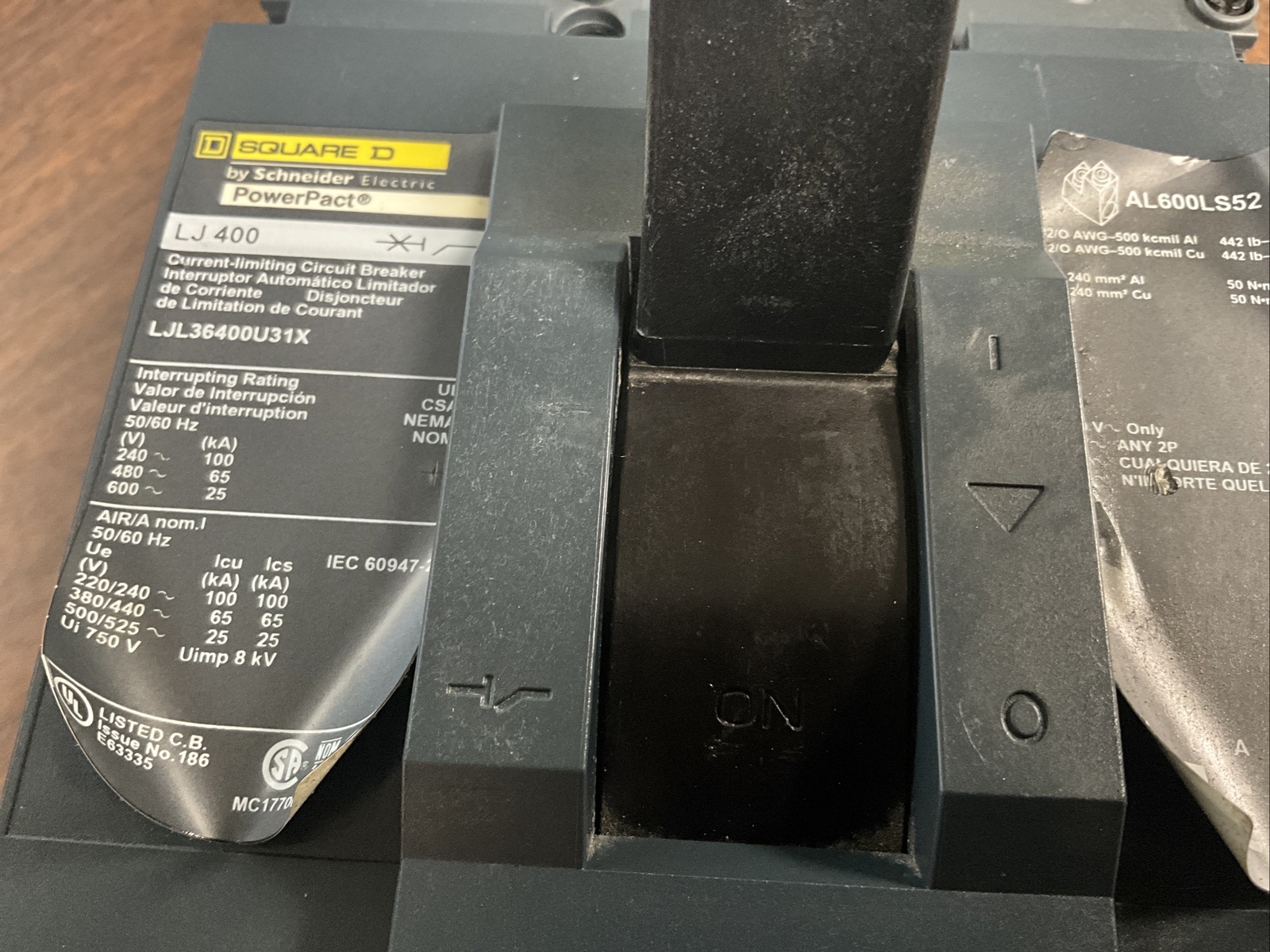 Square D Powerpact Circuit Breaker 400A 600V | LJL36400U31X | | eBay