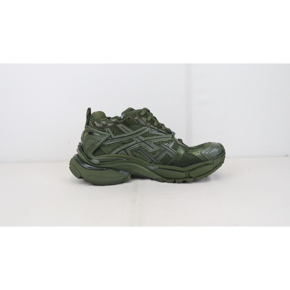 Balenciaga Mesh Rubber Runner Sneakers in Green BNIB 45 | eBay