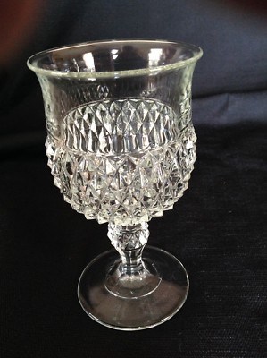 Fluted Crystal Wexford Pattern Wine Goblet | eBay
