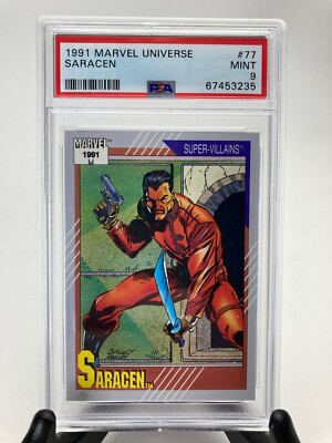 1991 Impel Marvel Universe Series 2 PSA 9 Mint Saracen #77 | eBay