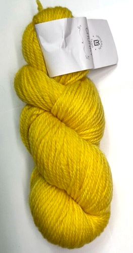 1 Hank Universal Yarn Deluxe Chunky 100% Wool Yellow 3701 3.5 oz 120 yd ...