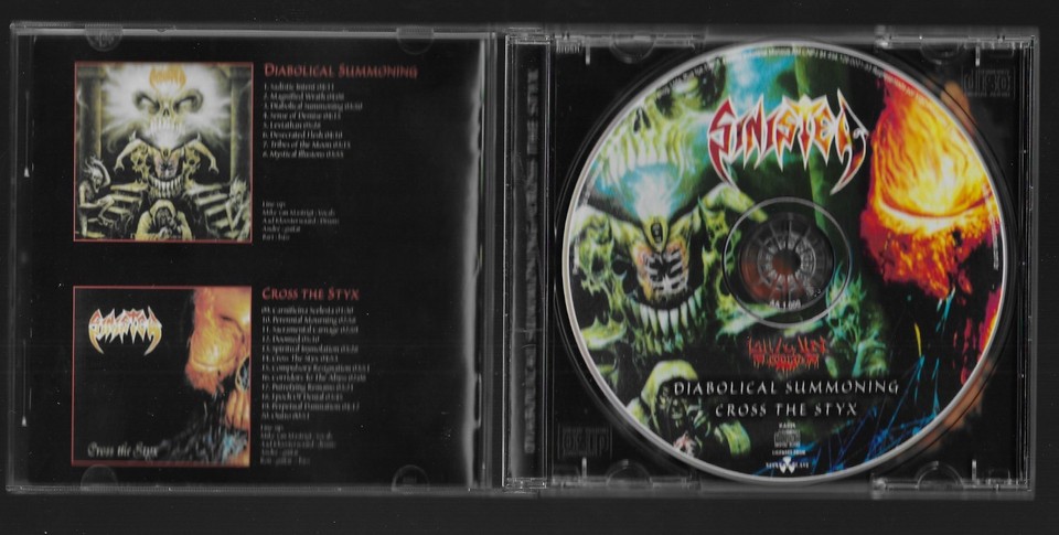 SINISTER Diabolical Summoning Cross The Styx CD Brazil KA021 Death ...