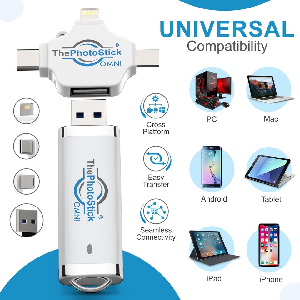 Drive External Storage Memory 32 GB Multiport Flash Photo Stick Phones ...