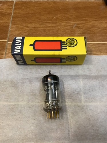 Valvo 6201/12AT7 Pinched Waist, Gold Pins, O getter NOS NIB | eBay