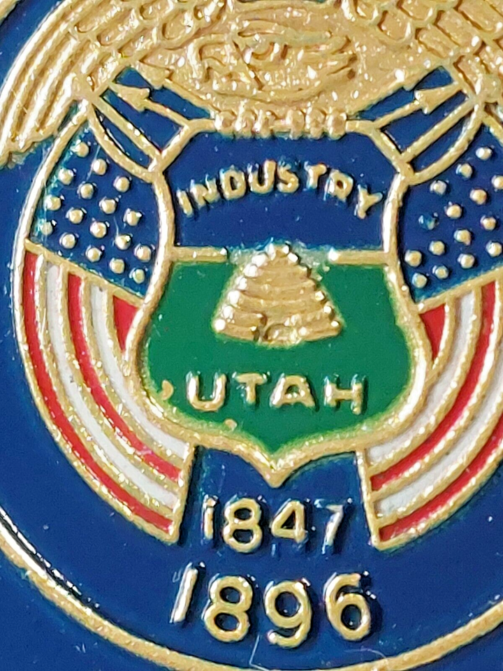 Lion's International Utah Lions Flag on Pole Lapel Pin | eBay