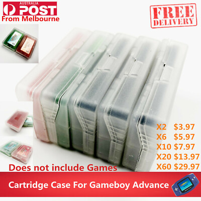 Clear Protective Game Storage Case Cover For Nintendo GameBoy Advance ...