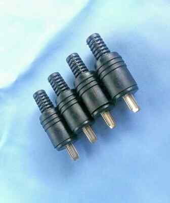 German Made 2 Pin Din Speaker Plugs HiFi Connector Screw Type GRUNDIG B ...