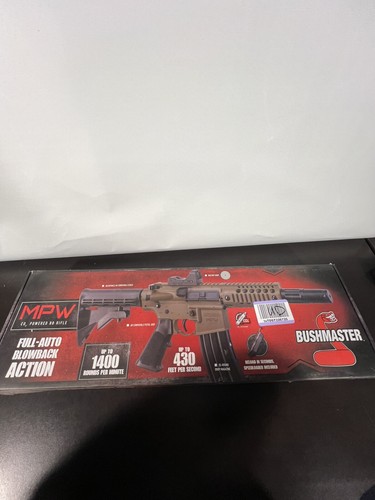 Bushmaster Crosman MPW Full Auto CO2 BB Gun Air Rifle Red Dot BMPWX | eBay