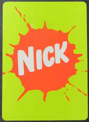 Nick Nickelodeon Splat Logo Single Swap Wide Playing Card | eBay
