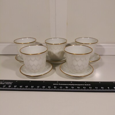 Cups & Saucers - Thin Porcelain - Vatican