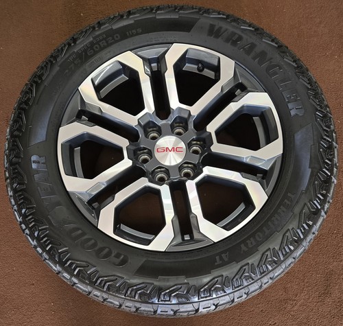 New 2024 20" GMC Sierra Canyon Chevy Silverado Colorado OEM Wheels Rims ...