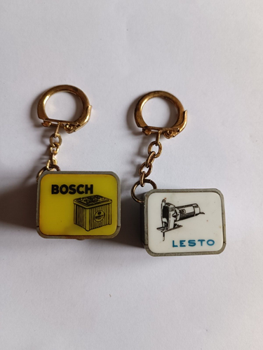 2 Porte-clés Lampes Outillage Automobile BOSCH Keychain vintage 60' | eBay