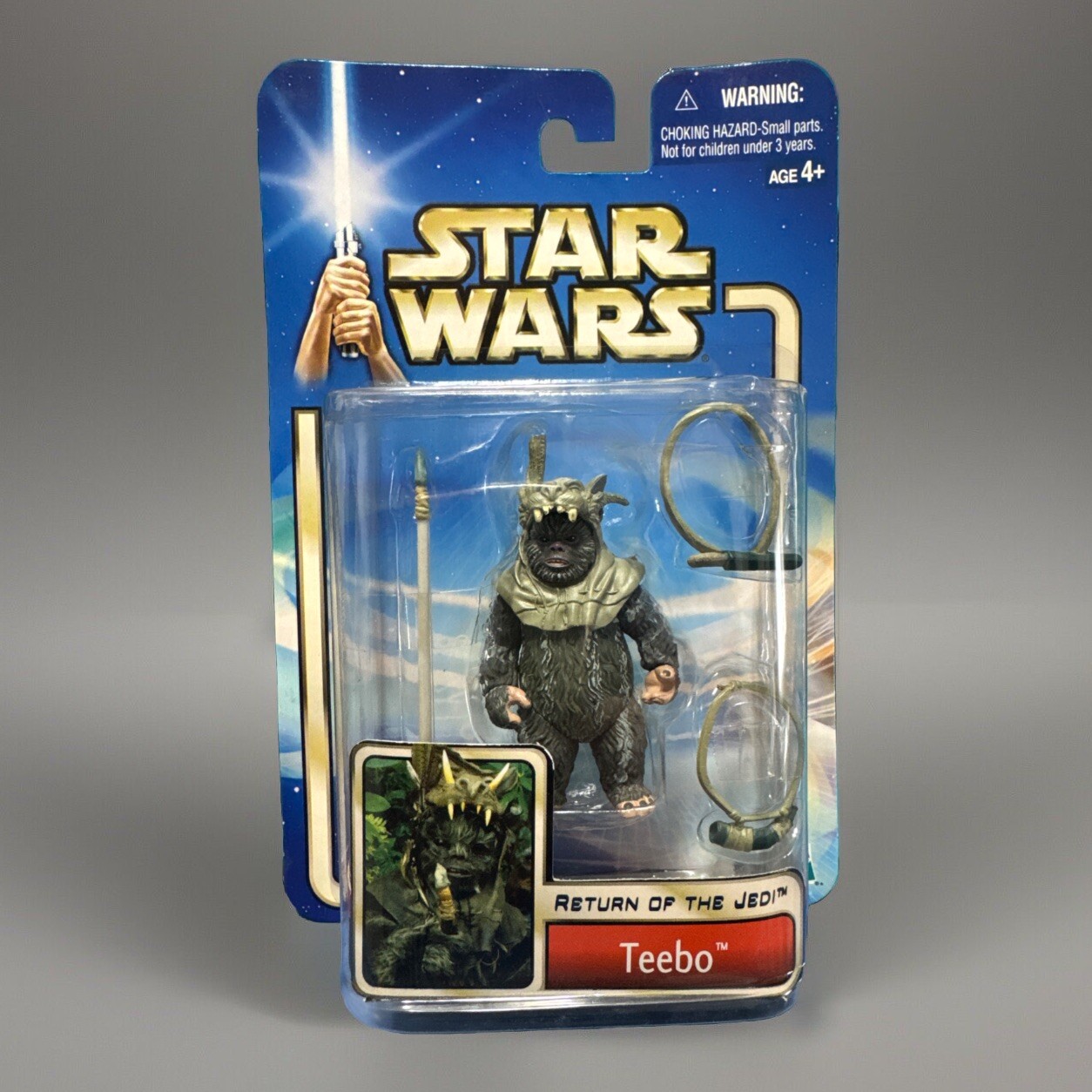 Star Wars TEEBO Ewok Action Figure SAGA #57 Return Of The Jedi Endor ...