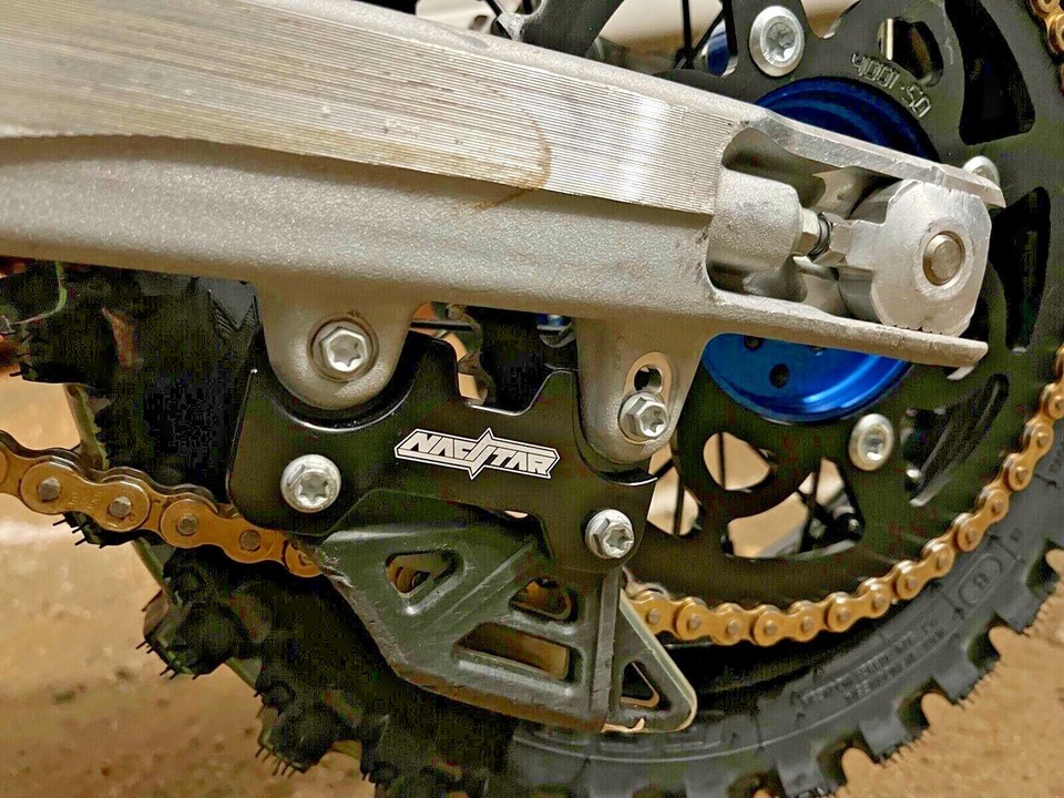 KTM SX-E5 50T 49T Rear Sprocket Chain Guide Bracket Husky EE5 BLUE ...