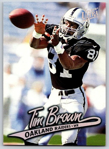 1997 Fleer Ultra TIM BROWN #81 Oakland Raiders HOF | eBay