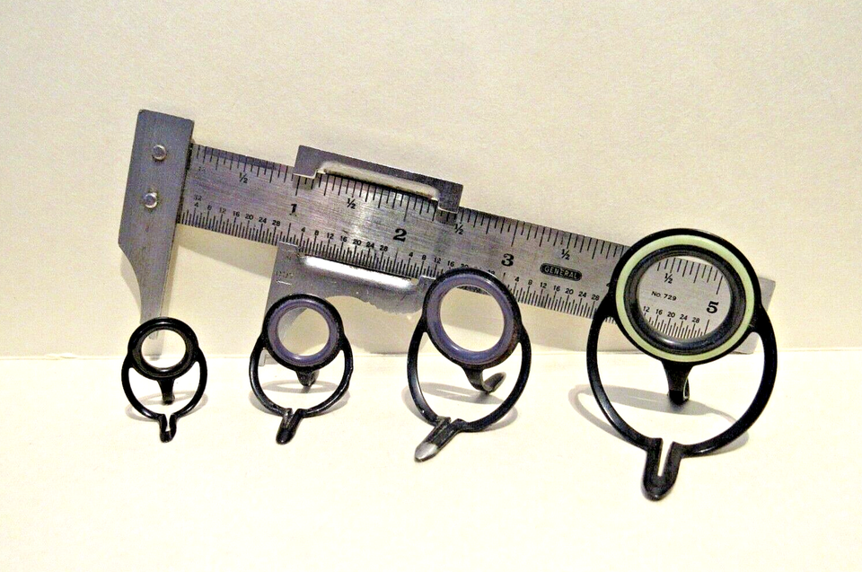 Spinning & Casting Guides - Asst Sizes - Mt Fuji - Cradle Style - Vintage Used! | eBay