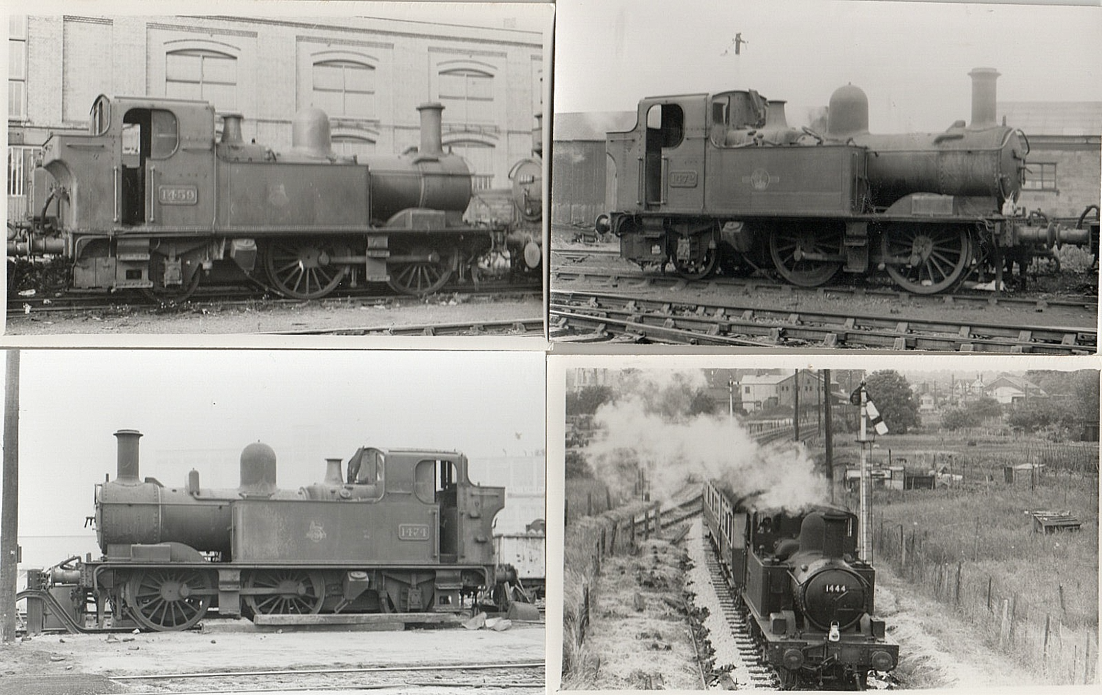 GWR/BR CLASS 14xx Nos 1459+1472+1474+1444 SEE SCANS | eBay UK