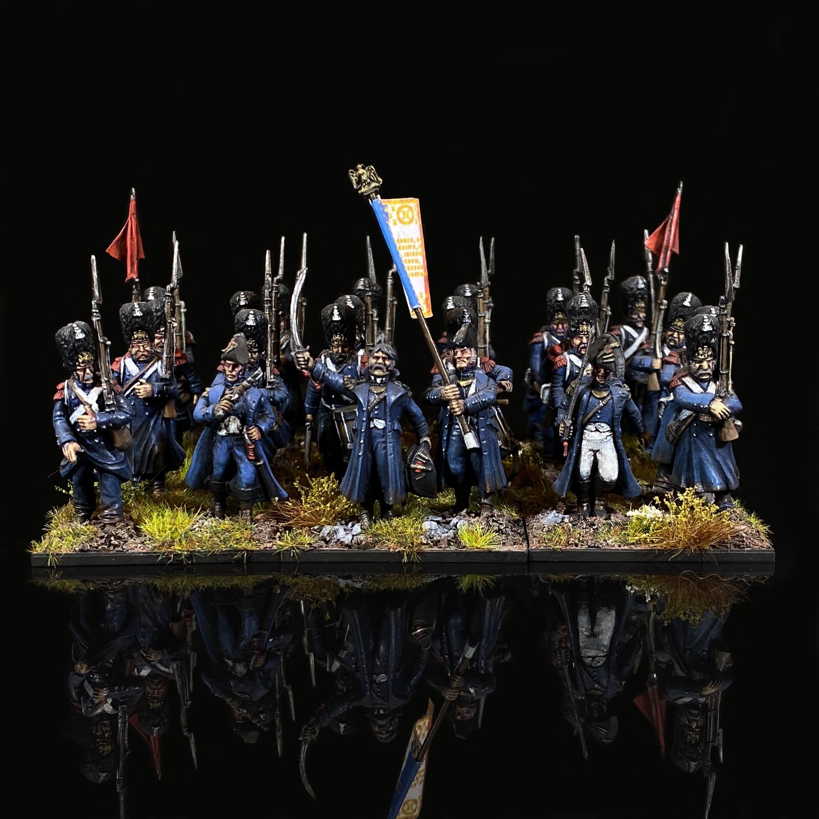 Victrix 28mm Napoleonic Old Guard Infantry Battalion well painted | eBay UK