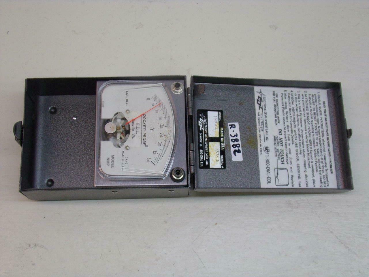 EDL NMP-04 0-400⁰F Pyrometer Pocket Probe | eBay