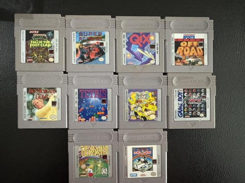 Nintendo Gameboy Color Lot Bundle Tested Tennis, TMNT, RC Pro Am More ...