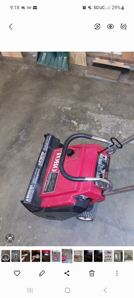 toro 2 stroke snowblower electric starter fits older models ...