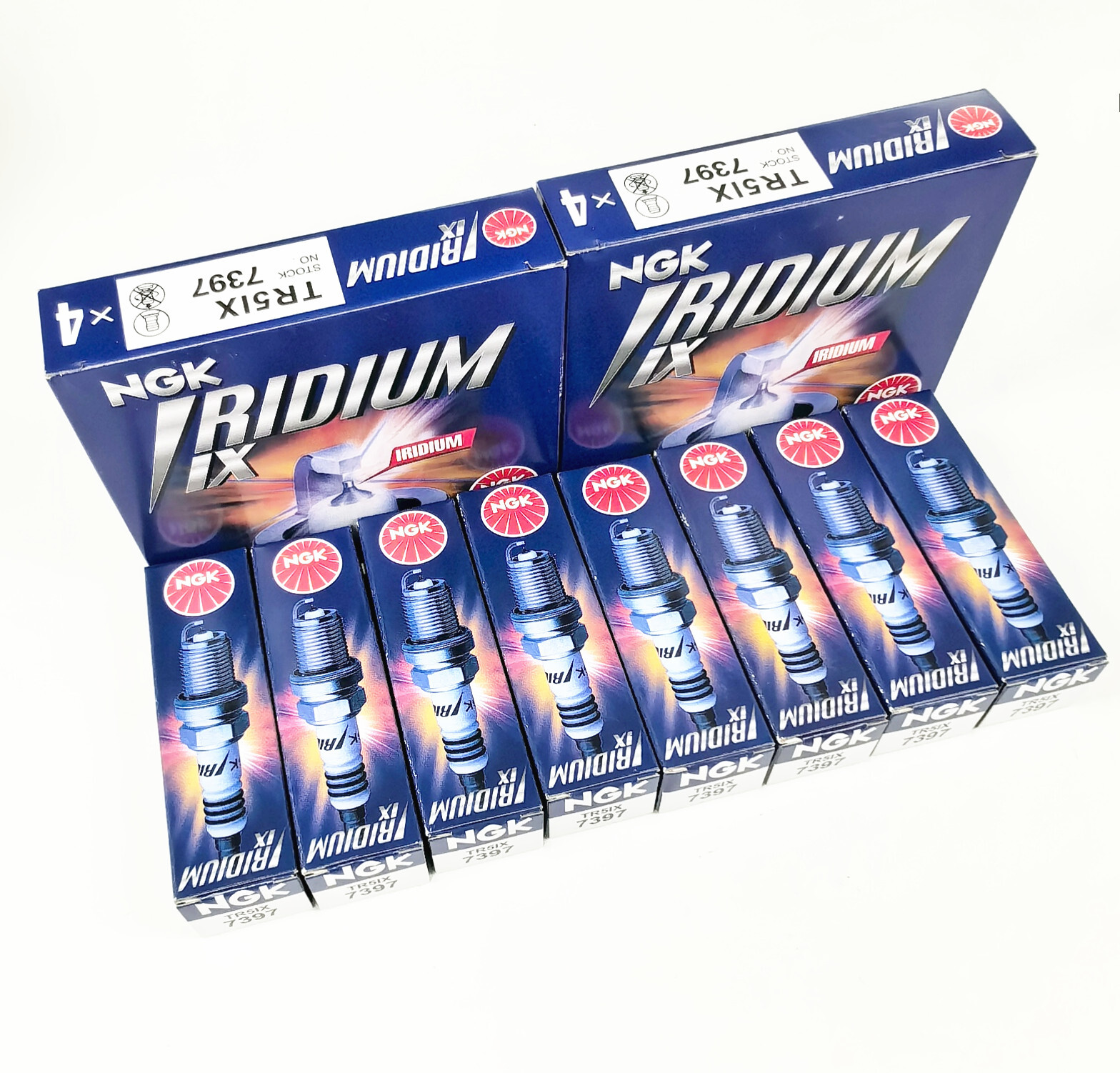 8PCS IRIDIUM IX SPARK PLUGS TR5IX 7397 FOR NGK FORD GM CADILLAC ...