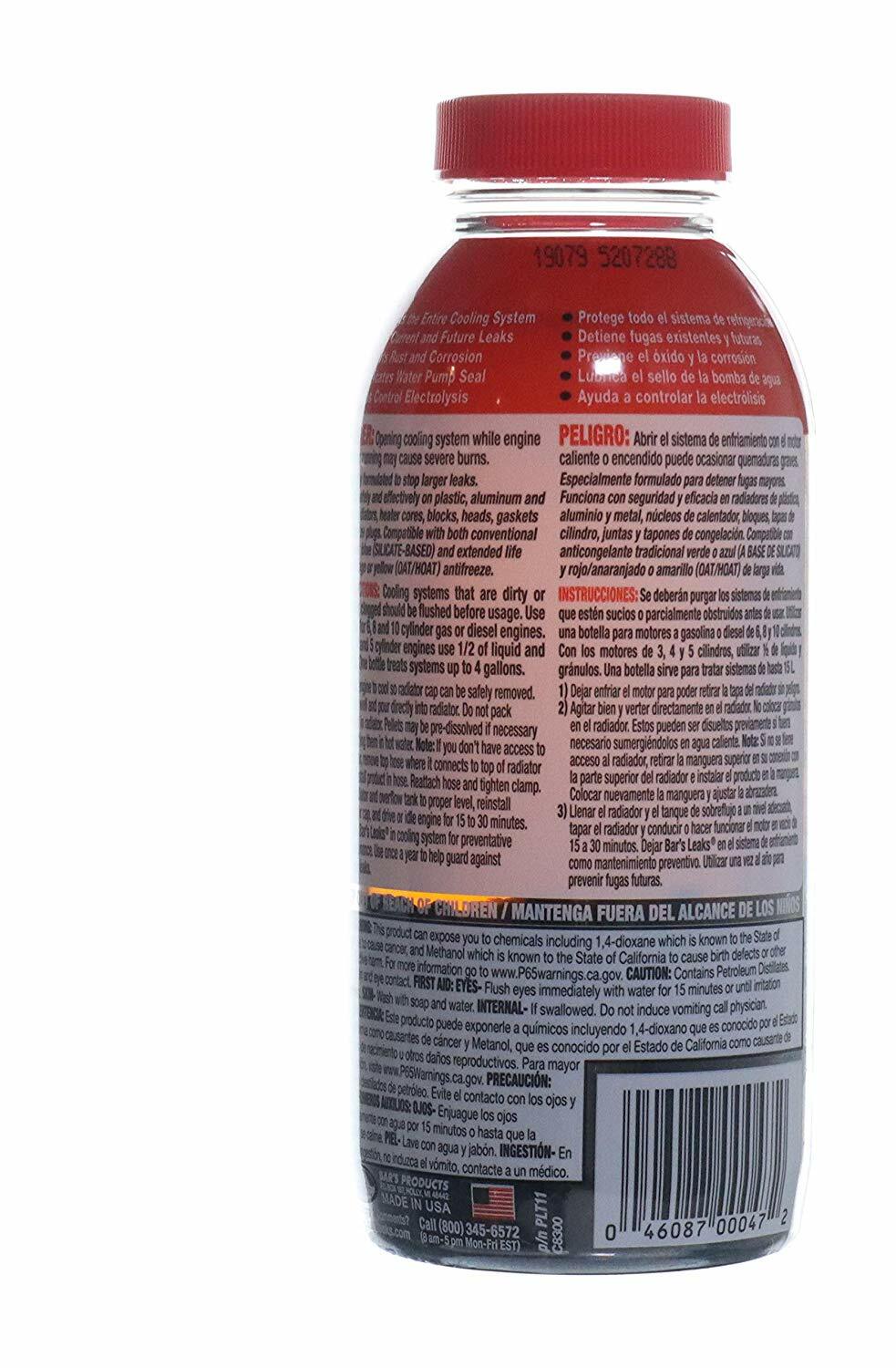 Bar's Leaks PLT11 Pelletized HD Radiator Seals Stop Leak 11oz for sale ...