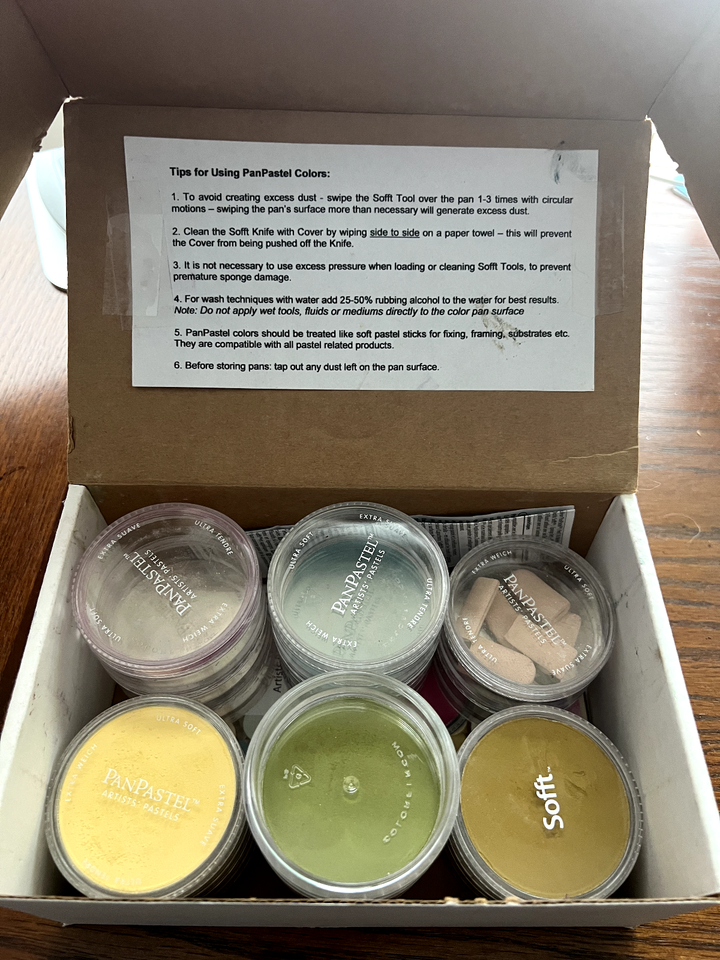 Pan Pastel 20 Landscape Color + Containers, blenders | eBay