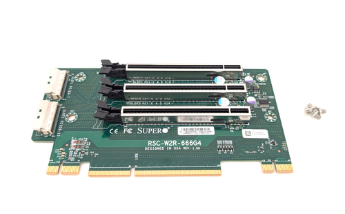 Supermicro RSC-W2R-666G4 2U RHS Server Riser Card 3x PCI-E 4.0 x16 CSE ...