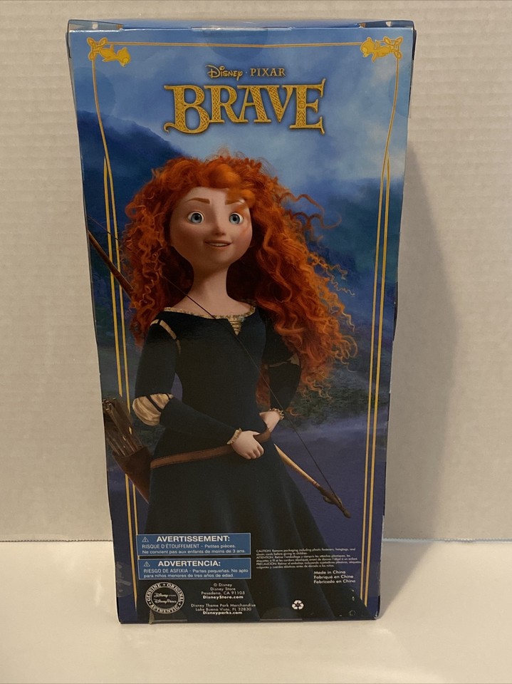 Disney Store MERIDA BRAVE Princess Classic Doll Bow Arrow Cape NIB 2012 ...