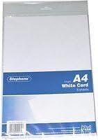 Stephens White Card A4 210gsm 50 Sheets, Great For Printing ...