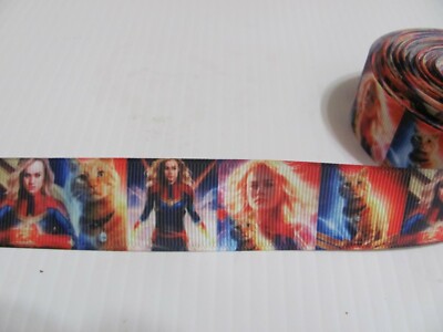 Avengers Style Captain Marvel 1 inch Grosgrain Ribbon Cat | eBay