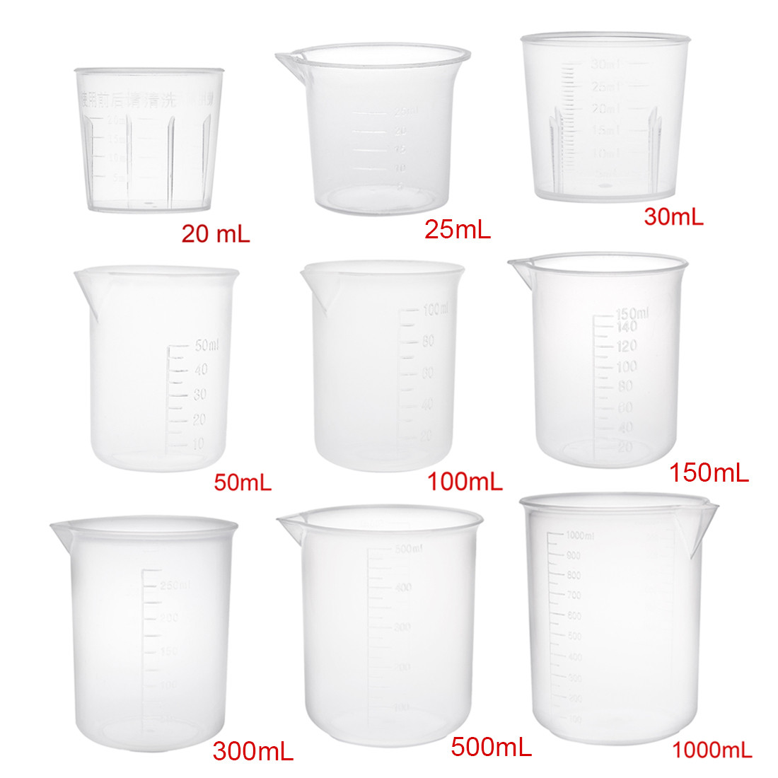 Plastic Measuring Containers