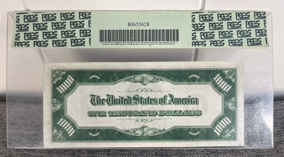1934A $1000 Federal Reserve Note LGS PCGS Graded 45 San Francisco ...