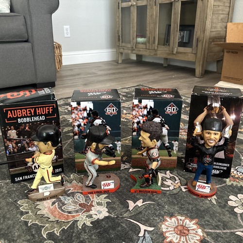 Lot of 4 Bobbleheads SGA’s San Francisco Giants Buster Hugs, Posey Bum ...