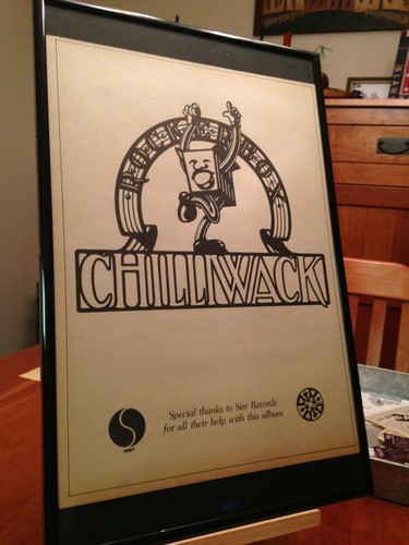 BIG 11x17 FRAMED CHILLIWACK "ROCKERBOX" 1975 LP ALBUM CD 45 SINGLE ...