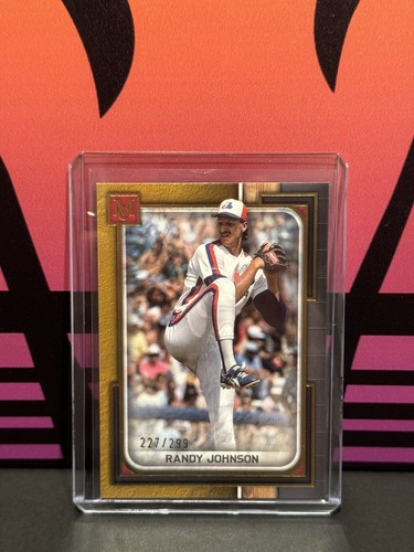 2023 Topps Museum Collection RANDY JOHNSON Gold Parallel /299 Montreal ...