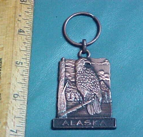 "EAGLE" Century Brass/Copper Alaska Key chain | eBay