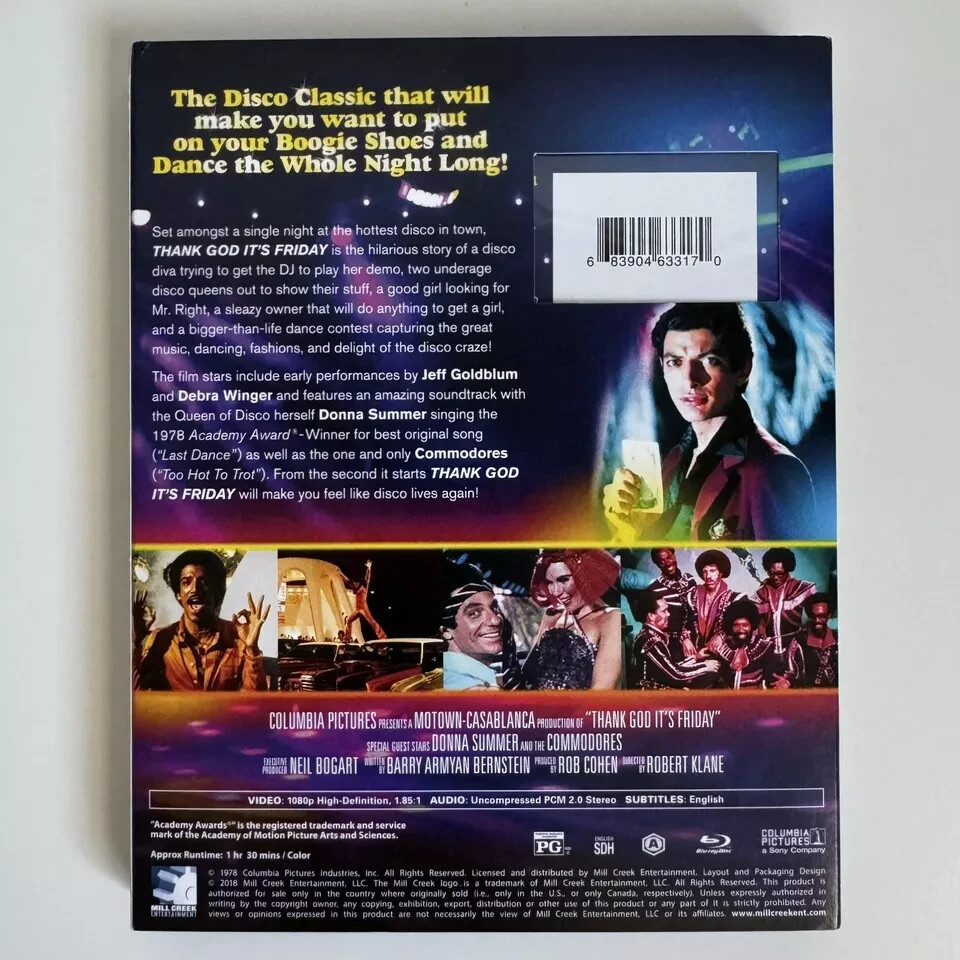 Thank God It's Friday (Blu-ray) 40th Anniversary Edition w/Slipcover ...