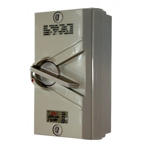 63AMP - Large Weatherproof Isolator - 3 Pole / Three Phase | eBay