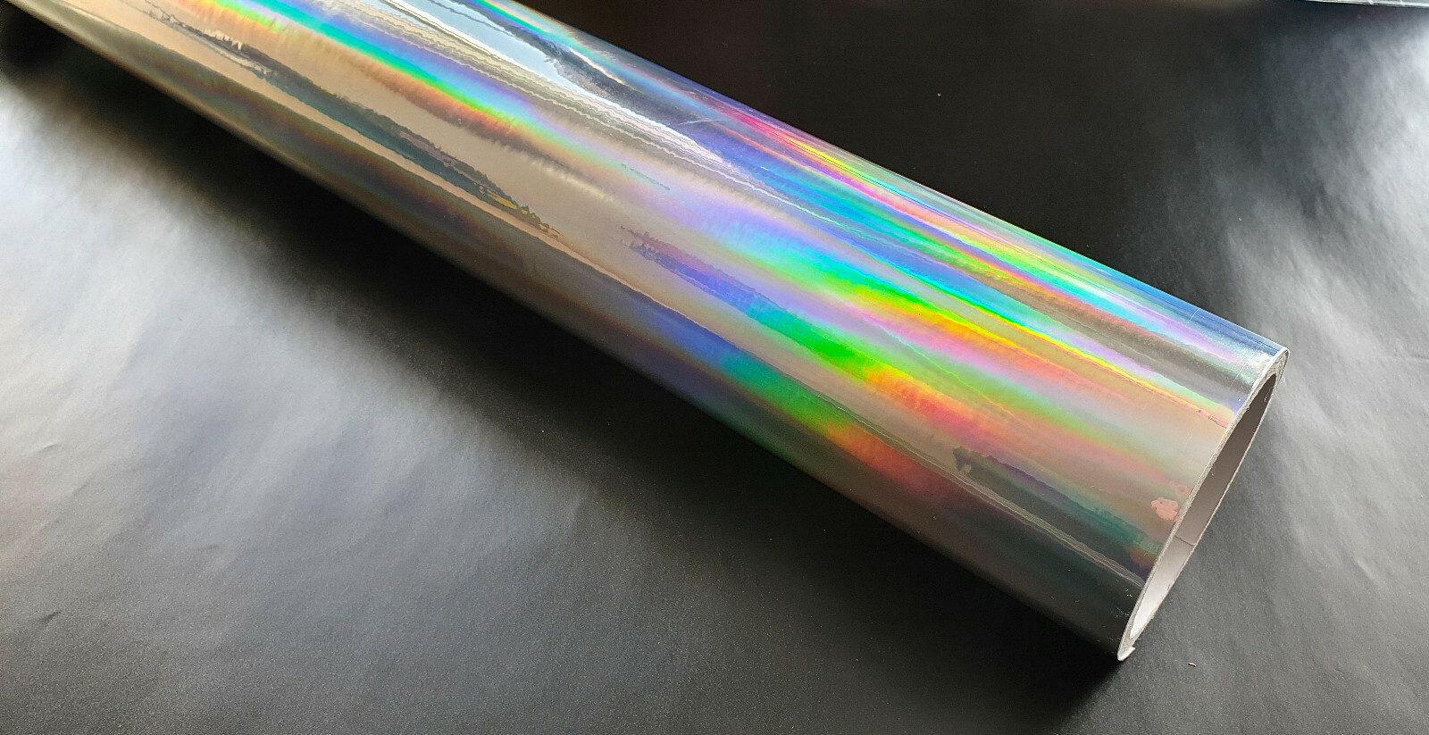 Custom Silver Hologram Chrome Personalised Slogan Names Text Stickers ...