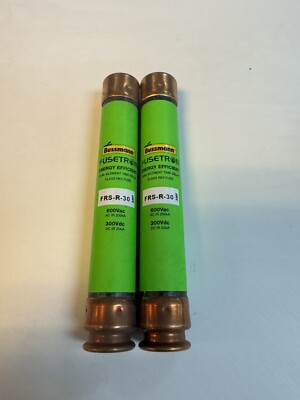 LOT OF 2 NEW! BUSSMANN FRS-R-30 FUSES | eBay