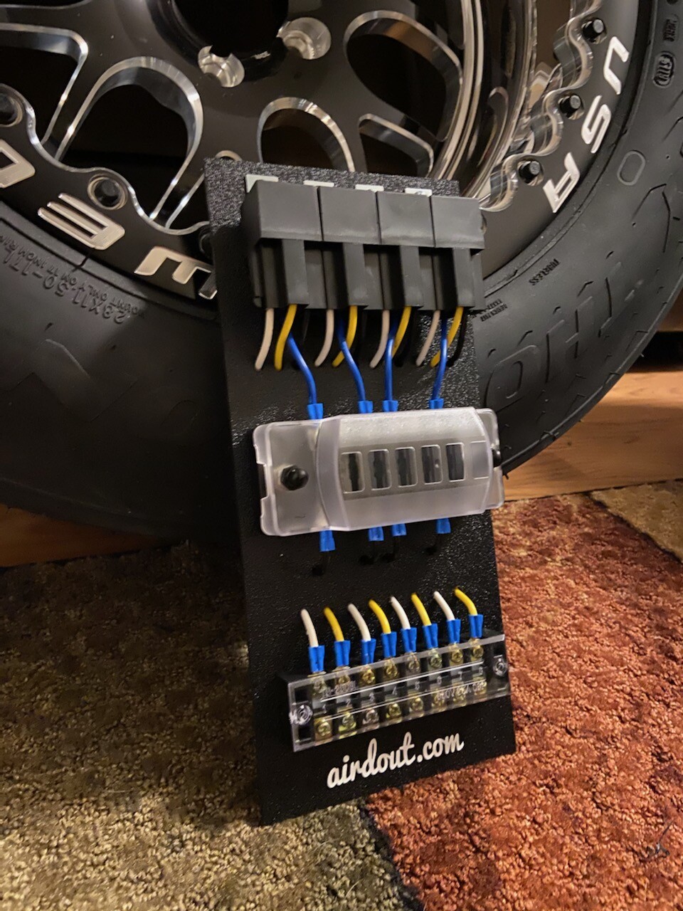 Race Car Fuse/ Relay Panel Block 4 Way Custom Universal LS Swap LSX ...