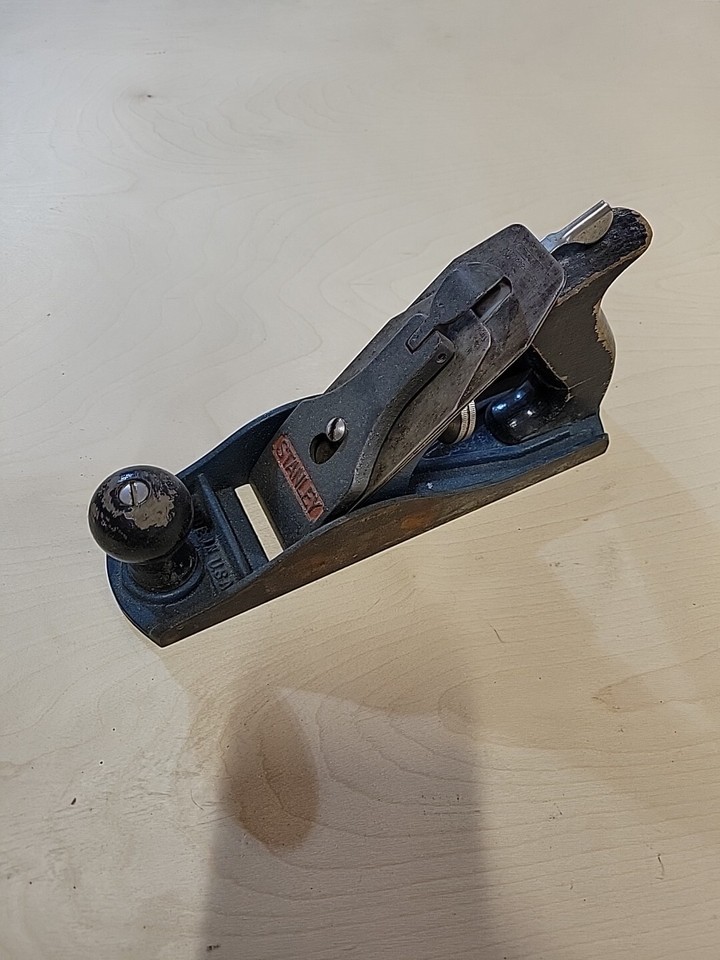 Stanley Blue Smooth Bottom Hand Plane 9.75” Long, Model C557B ...