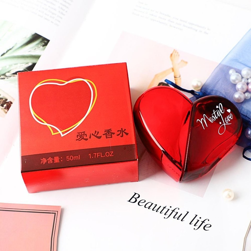 Heart-shaped women's Perfume Long lasting Fragrance group Small 50ml ...